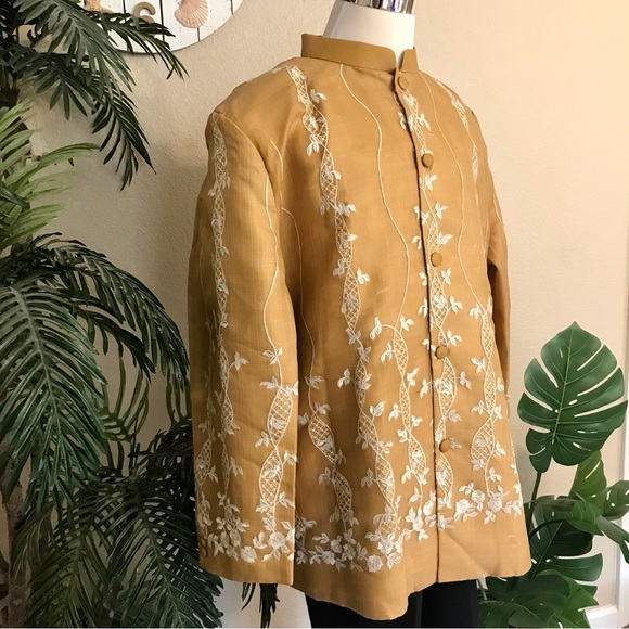 Jackets & Coats | Classy Coat Barong Tagalog In Pina Silk With Elegant ...